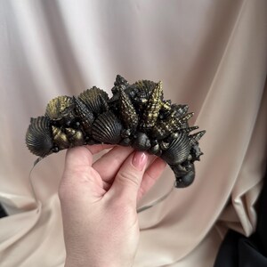 Black Seashell Crown - Etsy