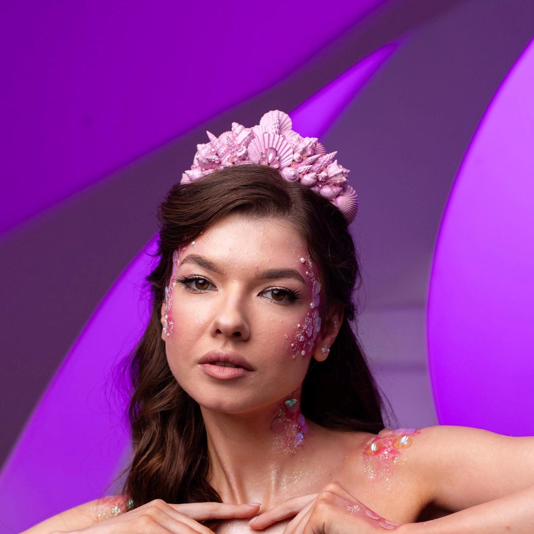 Pink Seashell Crown - Etsy