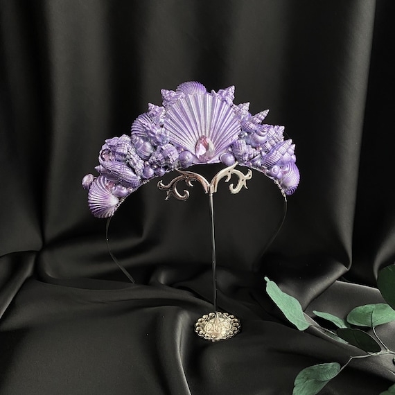 Hombre Sirena Concha Morada