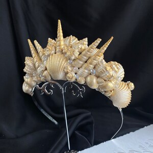 Gold Mermaid Crown Adult Mermaid Crown Mermaid Costume Accessory ...