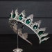 Green Crown Crown Emerald Crown Green Tiara Crown Bridal Tiara - Etsy