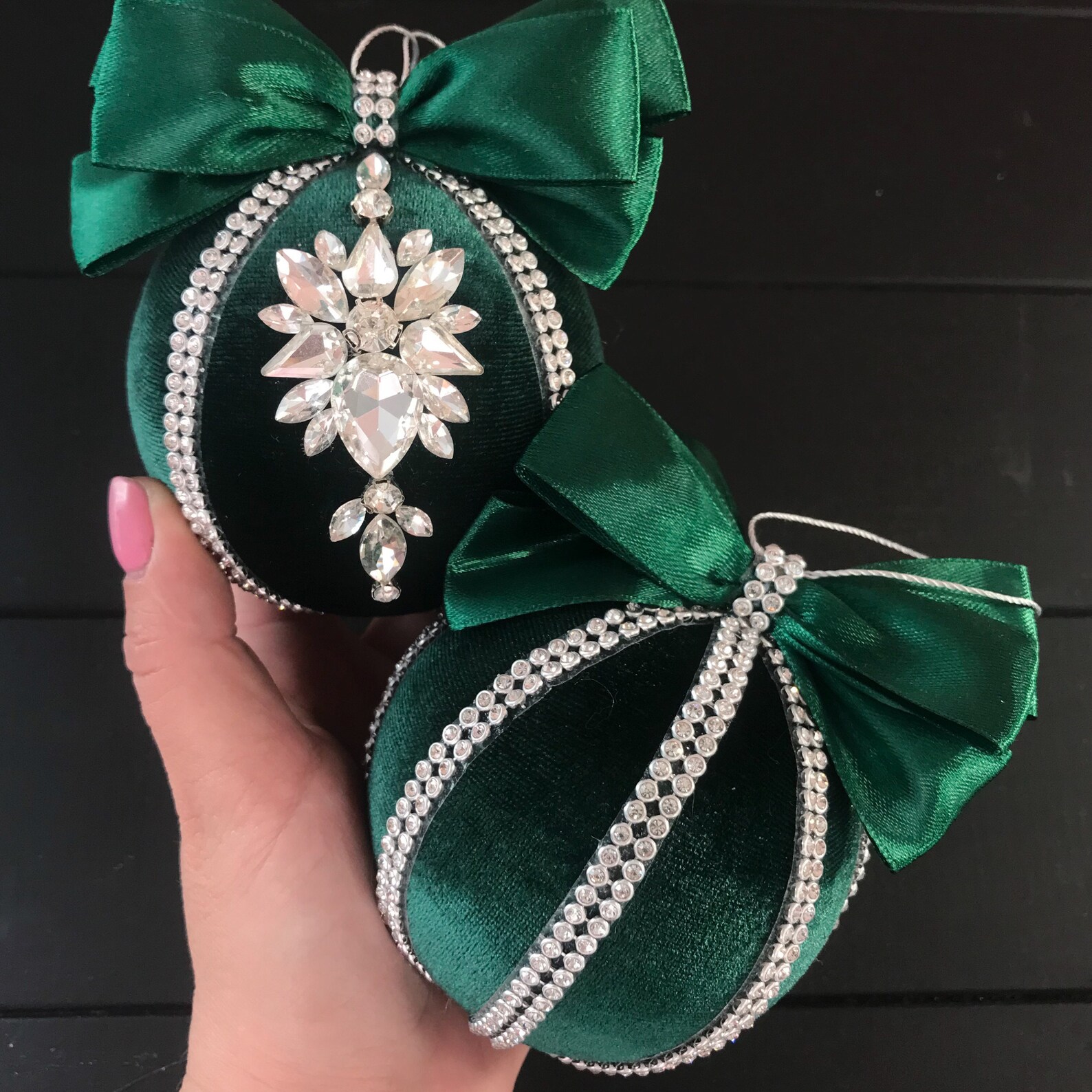 Christmas Ornaments Handmade Balls Christmas Decoration - Etsy