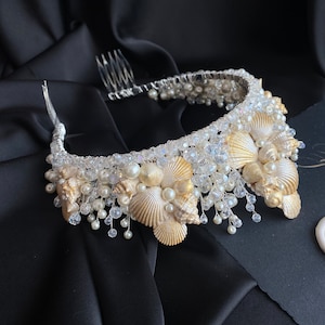 Gold Mermaid Crown Adult Mermaid Crown Mermaid Costume Accessory ...
