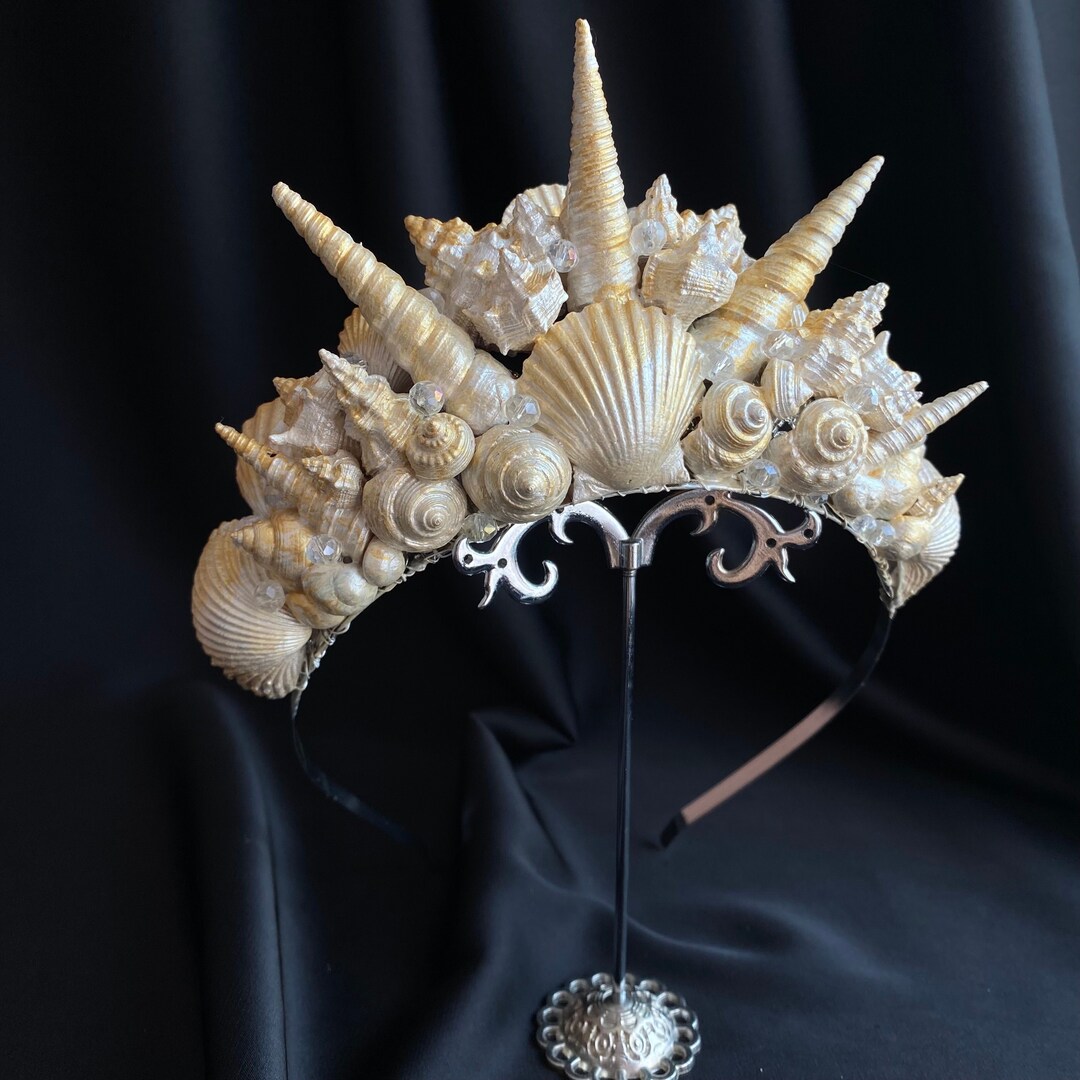 Gold Mermaid Crown Adult Mermaid Crown Mermaid Costume - Etsy