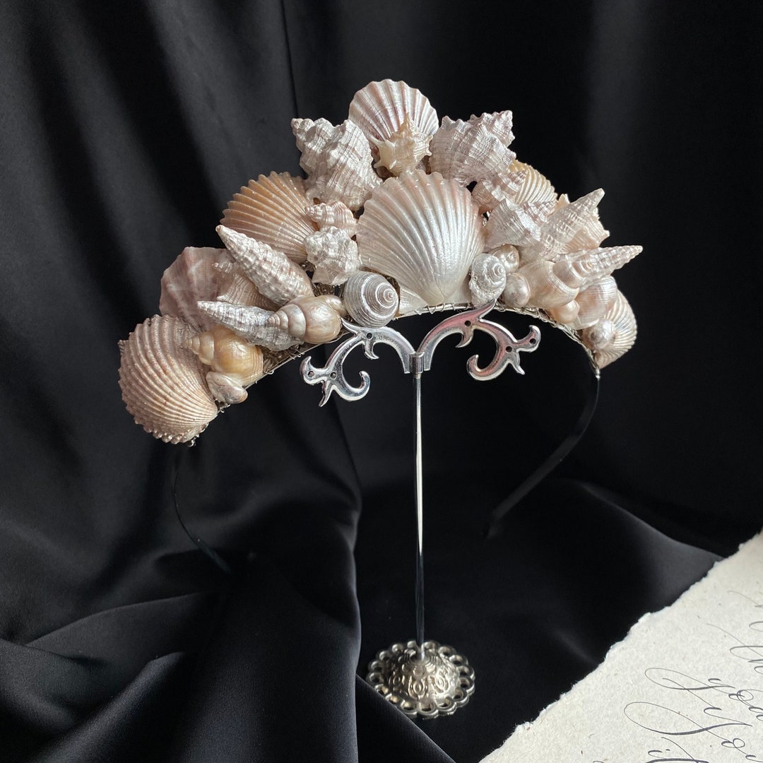 Mermaid Crown for Women Sea Shell Crown Mermaid Shell Crown Mermaid ...