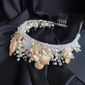Gold Mermaid Crown Adult Mermaid Crown Mermaid Costume Accessory ...