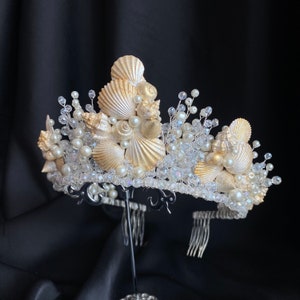 Gold Mermaid Crown Adult Mermaid Crown Mermaid Costume Accessory ...