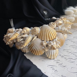 Gold Mermaid Crown Adult Mermaid Crown Mermaid Costume Accessory ...