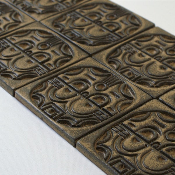 Relief Tile - Etsy