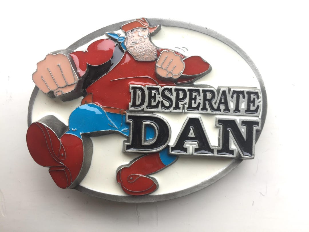 Desperate Dan Belt Buckle Comic the Dandy. - Etsy