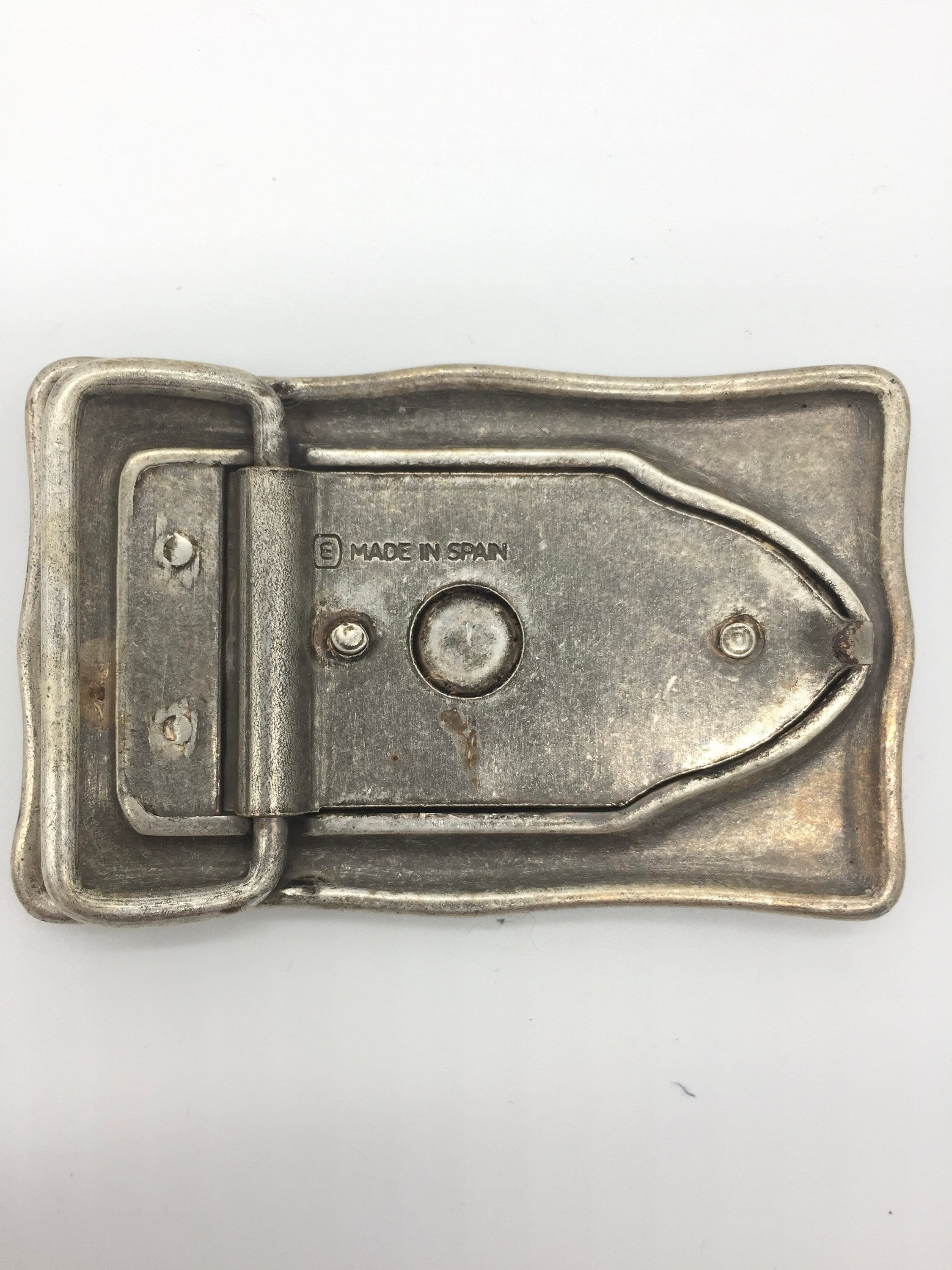 Engraved Spanish Made Belt Buckle. - Etsy