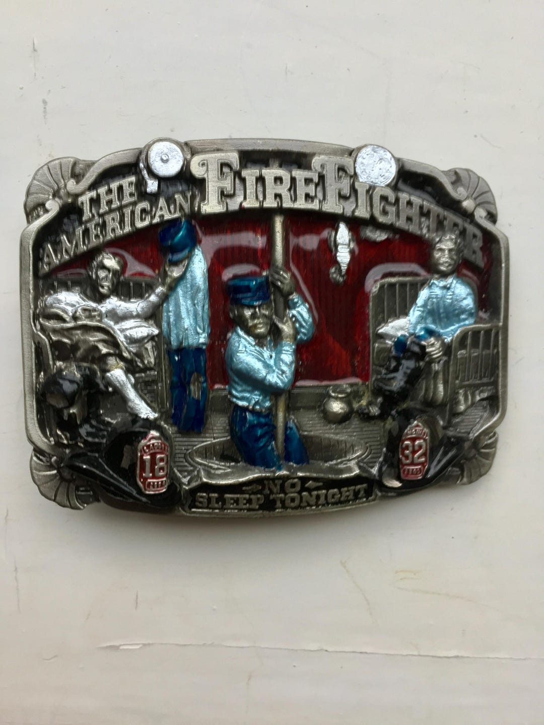 Firefighter Belt Buckle the American Firefighter. - Etsy