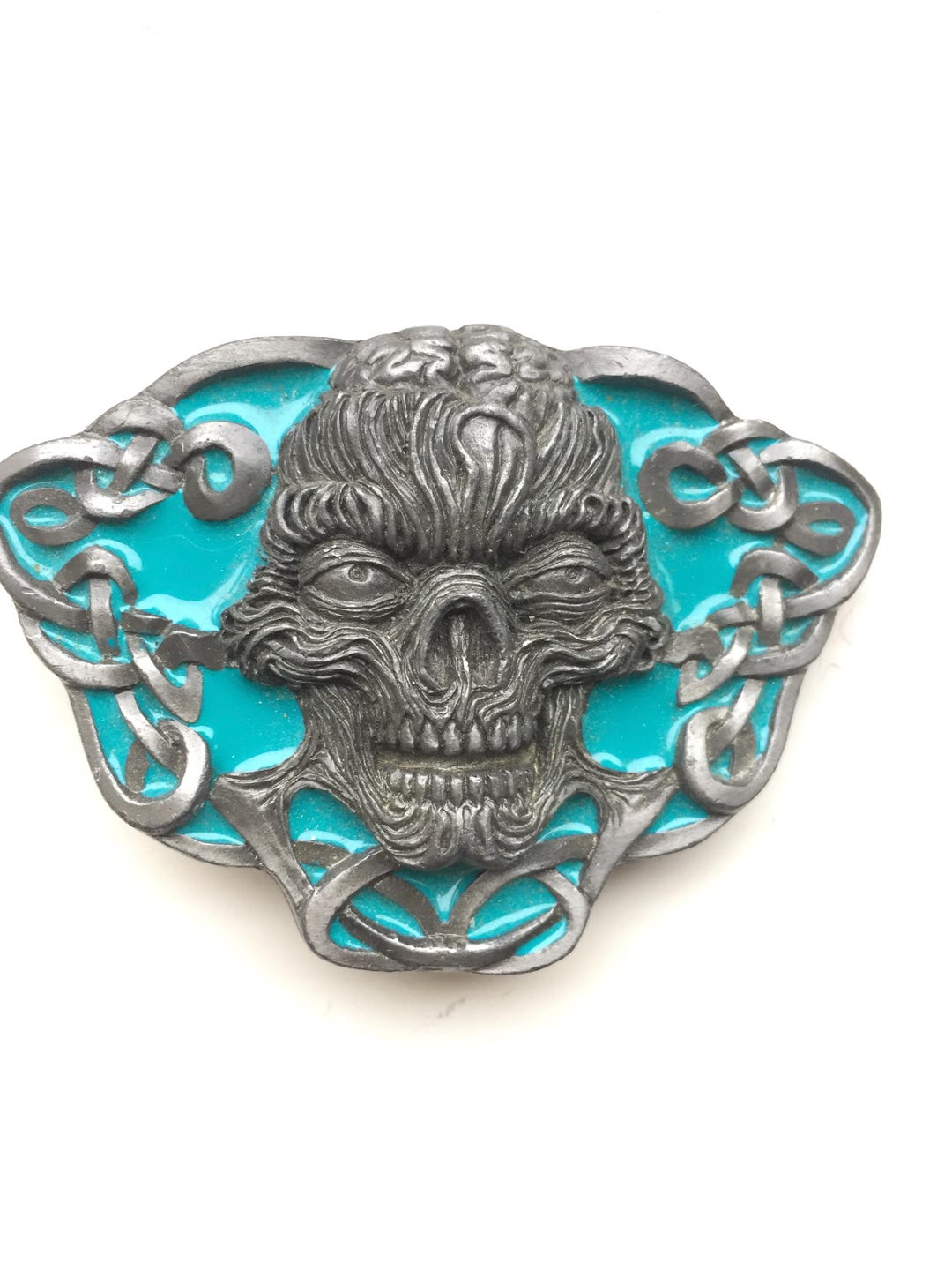 Monster Belt Buckle Vintage. - Etsy