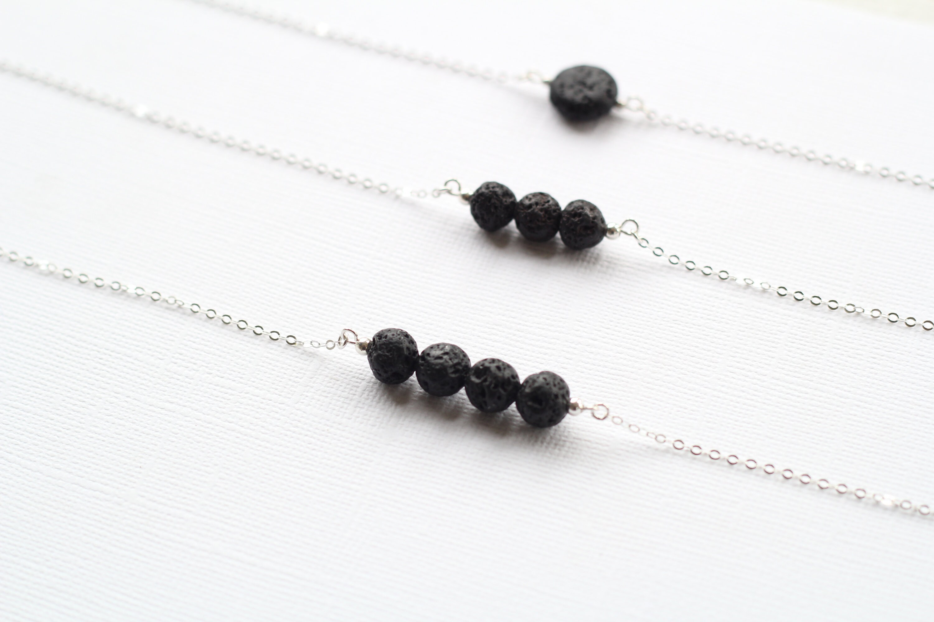 Aromatheraphy Necklace-lava Bead Necklace-essential Oil Necklace ...