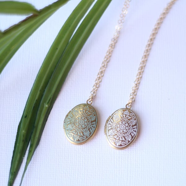 Simple Gold Locket - Etsy