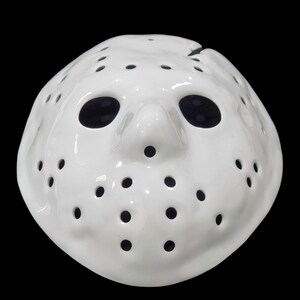 Hockey Mask Kit Jason Part 8 Precut Blank + Straps +chevrons. Leather ...