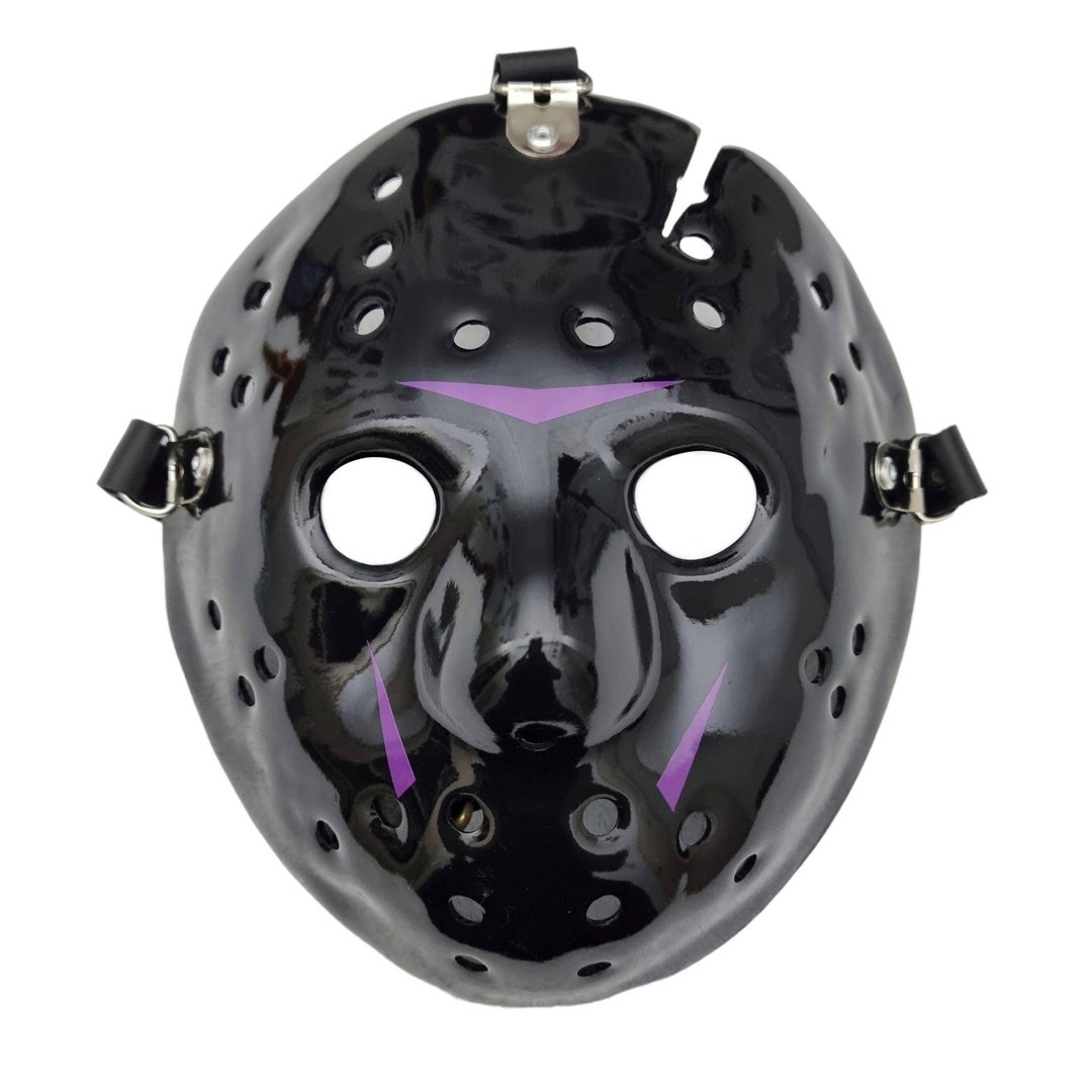 Mask Hockey Jason Part 8 Glossy Black. Classic HD Realistic Effects ...