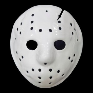 Hockey Mask Kit Jason Part 8 Precut Blank + Straps +chevrons. Leather ...