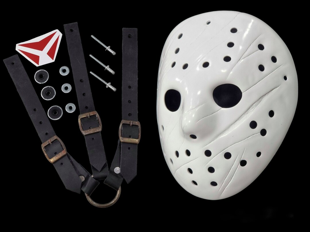 Mask Kit Jason Vs Precut Blank + Straps + Chevrons "scratch Scene ...