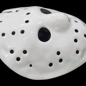 Hockey Mask Kit Jason Part 8 Precut Blank + Straps +chevrons. Leather ...