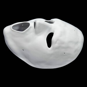 Mask Blank Precut + Straps Ghostface Brandon J. Cosplay Terror Movie ...