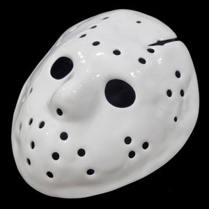 Hockey Mask Kit Jason Part 8 Precut Blank + Straps +chevrons. Leather ...