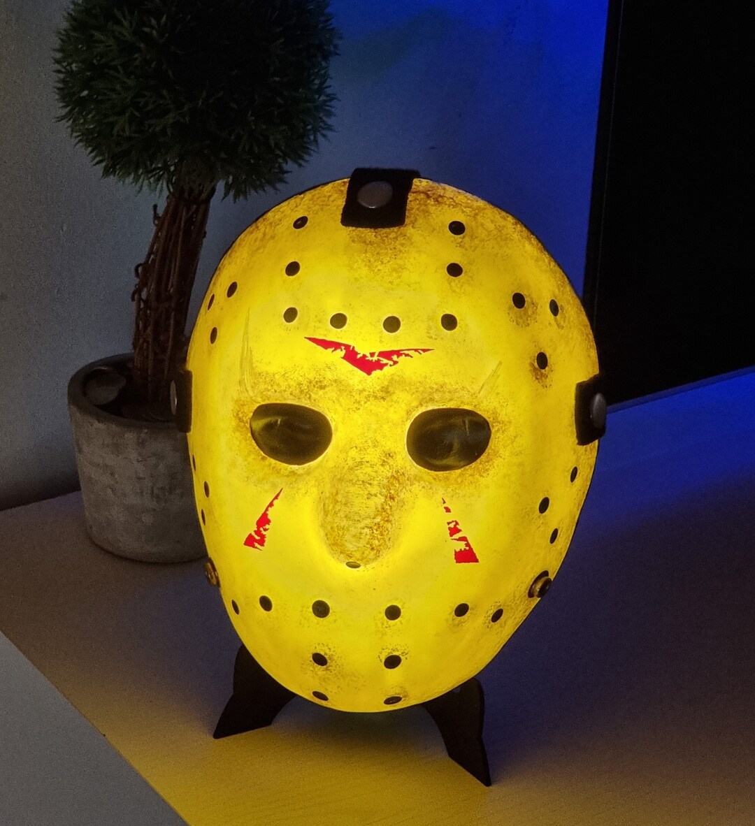 Variant Hockey Mask Jason Led Lamp. Home Decoration Birthday Gifts Room ...