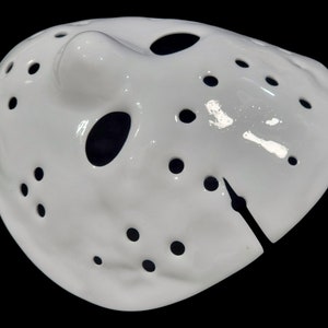 Hockey Mask Kit Jason Part 8 Precut Blank + Straps +chevrons. Leather ...