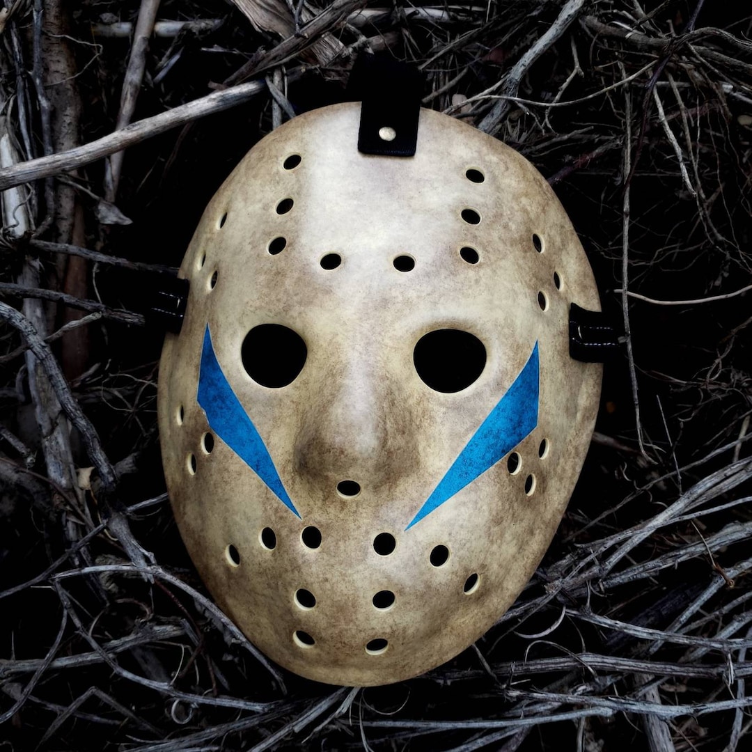 Mask Hockey Jason Part 5 Horror Costume Realistic Effects. - Etsy
