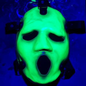 New Exclusive Ghostface Brandon J Neon Green Custon Cosplay Collectible ...