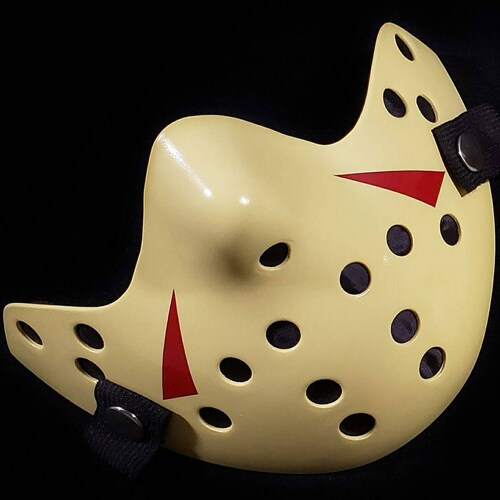 Mask Friday the 13th Jason Voorhees Part 3 Cream White Clean - Etsy