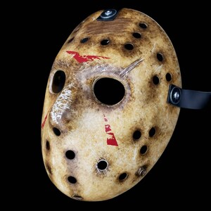 Hockey Mask Remake 4K Realistic Effects Full Painted Dirty Rust Special ...