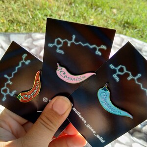 Chili Enamel Pin, Food Pin, Rainbow Plated Enamel Pin, Chilli, Pepper ...