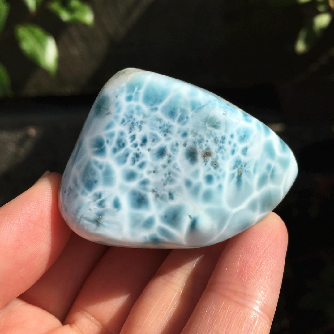 92g Larimar Freeform, Big Larimar Tumble, Larimar Specimen High Quality ...