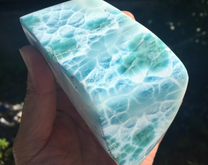 Large High Quality Larimar Freeform, Larimar Stone, Larimar Crystal - Etsy
