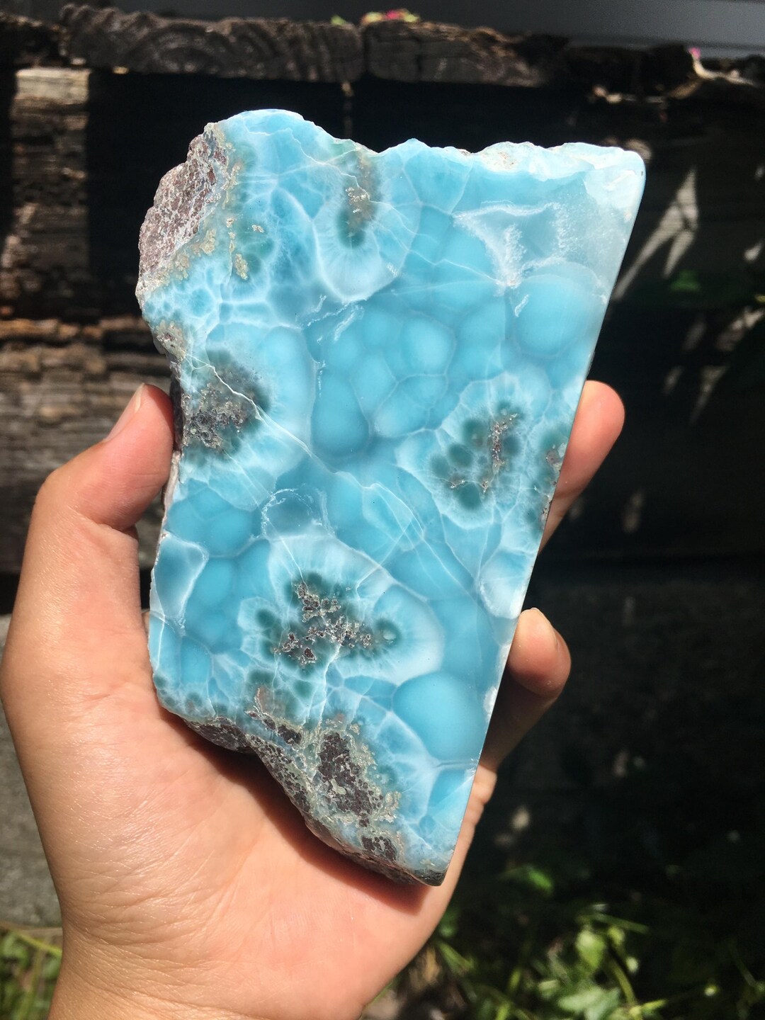 Large Larimar Specimen, Huge Larimar Stone High Quality - Etsy