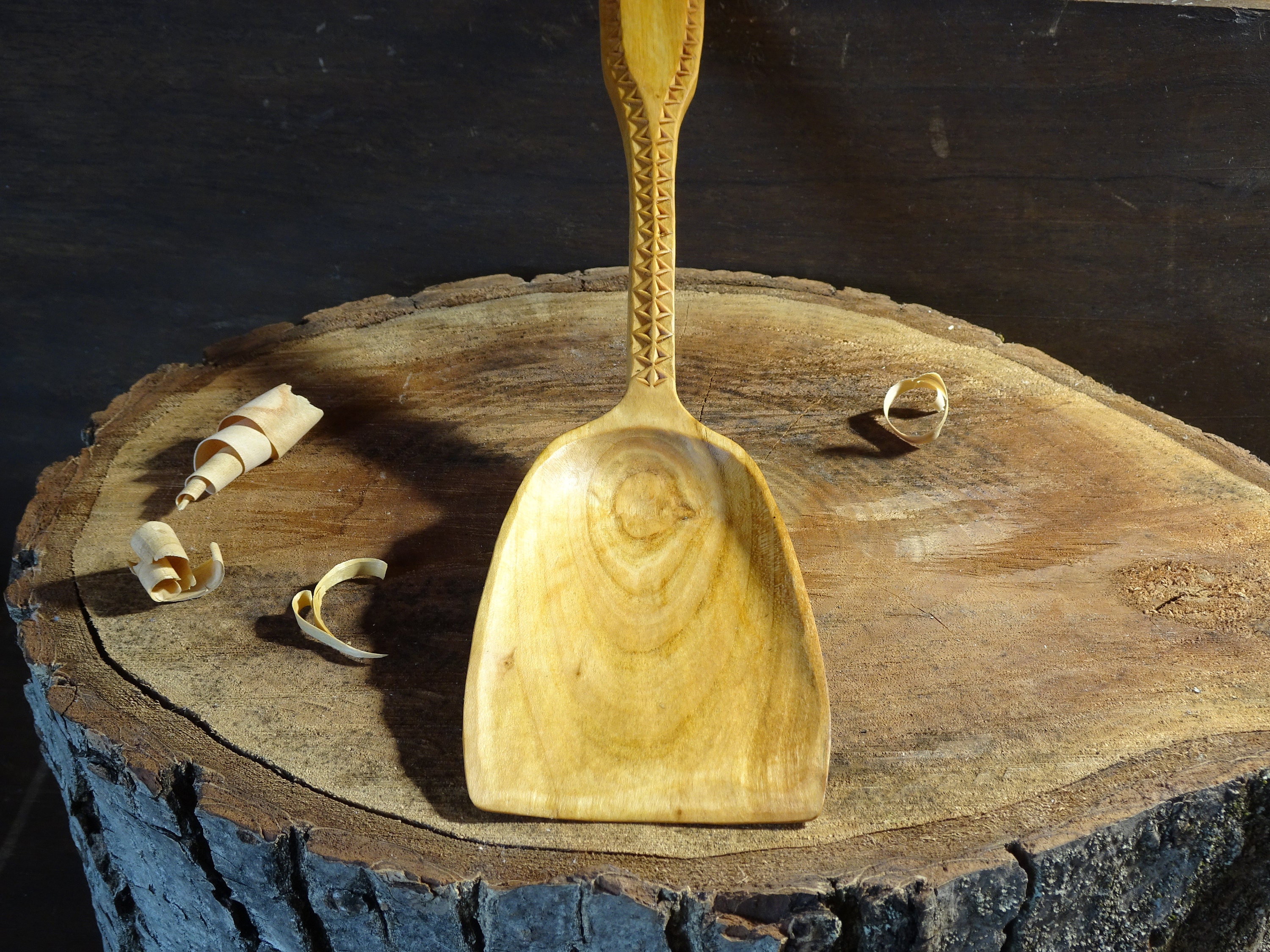 Buy Extra Large Cooking and Serving Spatula, Wooden Spatulas Handmade ...