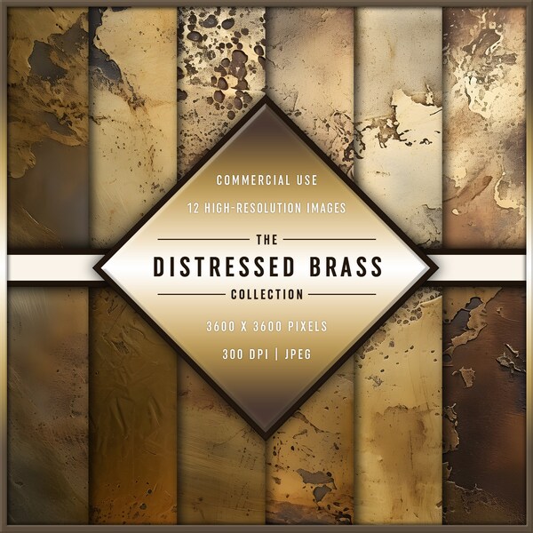 Distressed Brass - Etsy