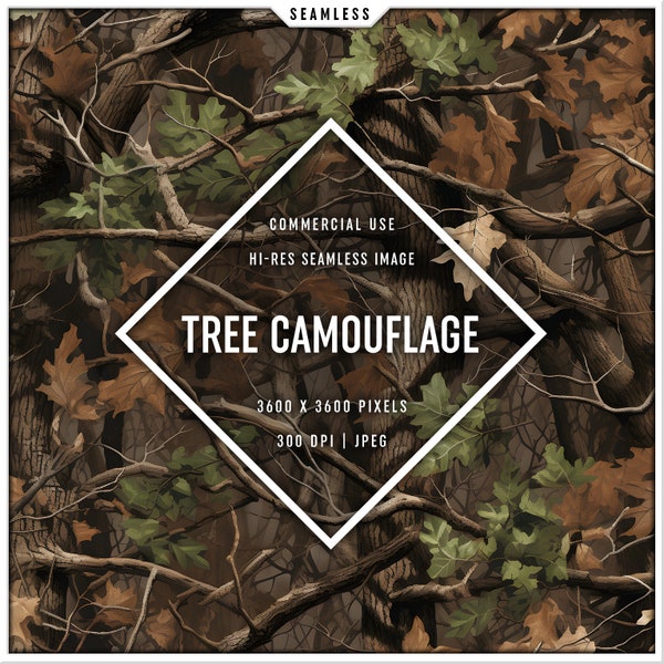 Tree Camo - Etsy