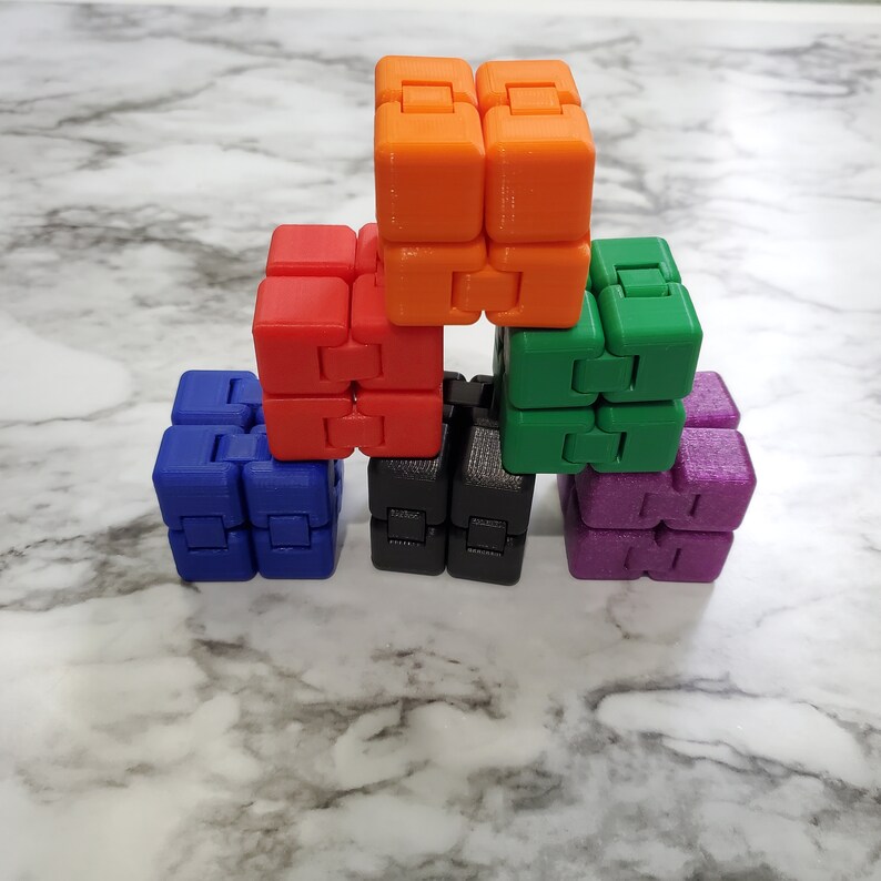 Mini Infinity Cube Fidget Toy | Etsy