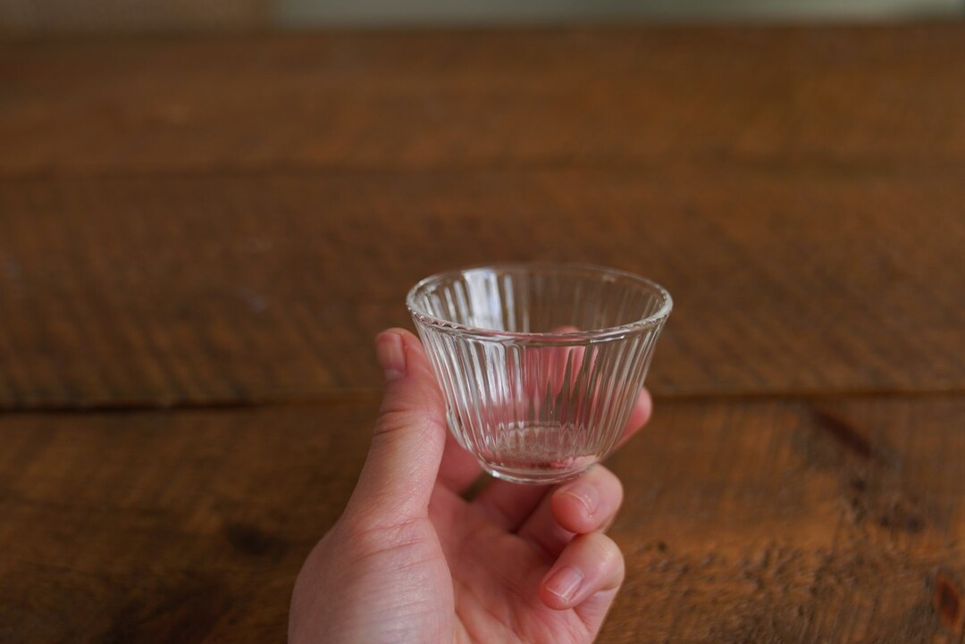 Line Texture Glass Teacup - Etsy