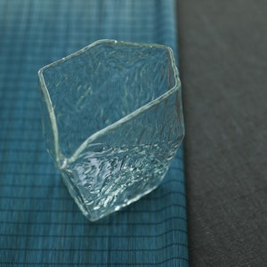 Diamond Shape Water Wave Glass Fair Cup - Etsy