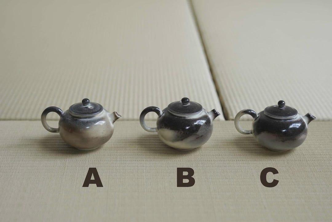 Handmade Black Pearl Petite Teapot - Etsy