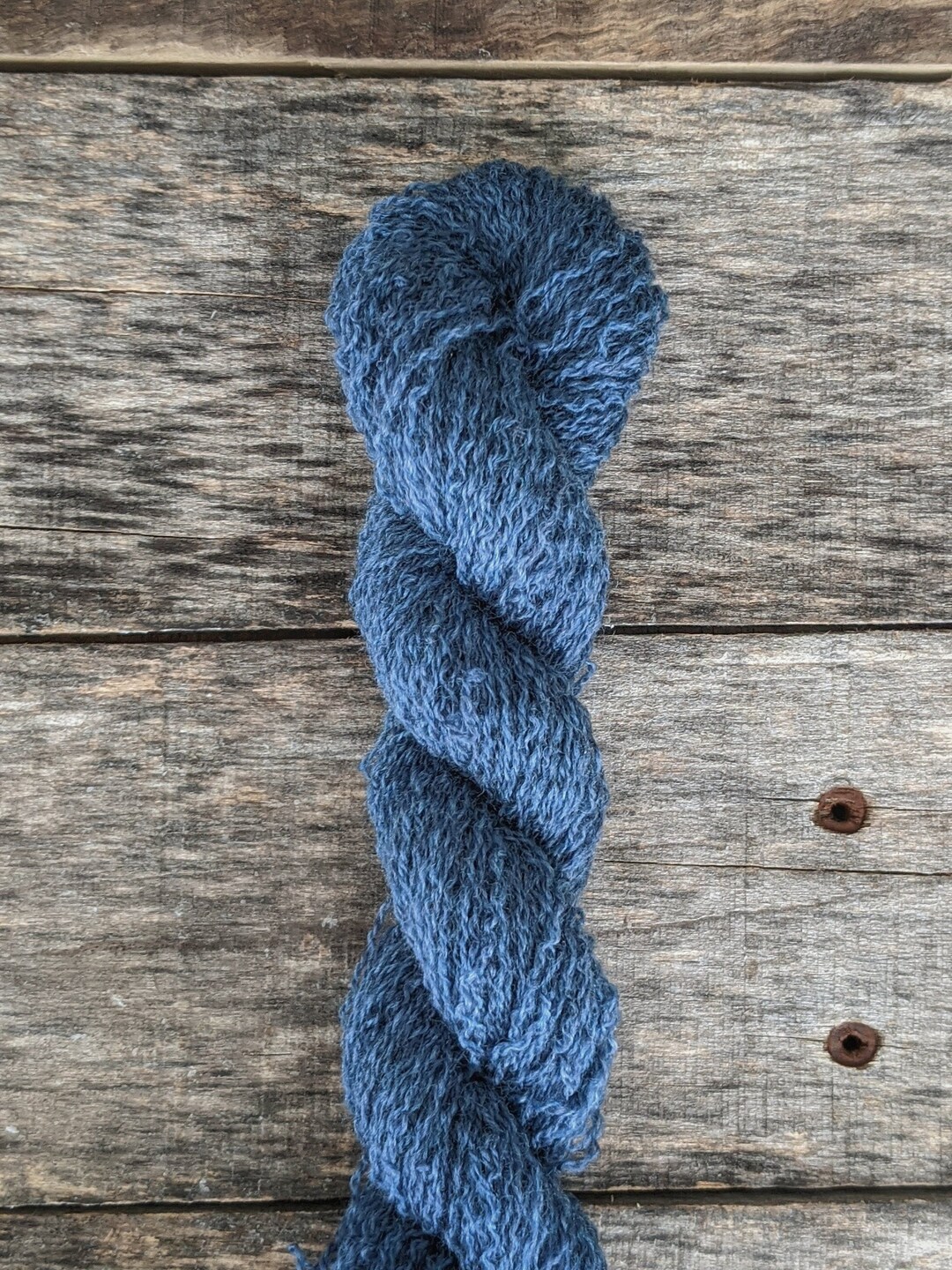 Cobalt Blue 100% Merino Wool, Recycled Yarn - Etsy