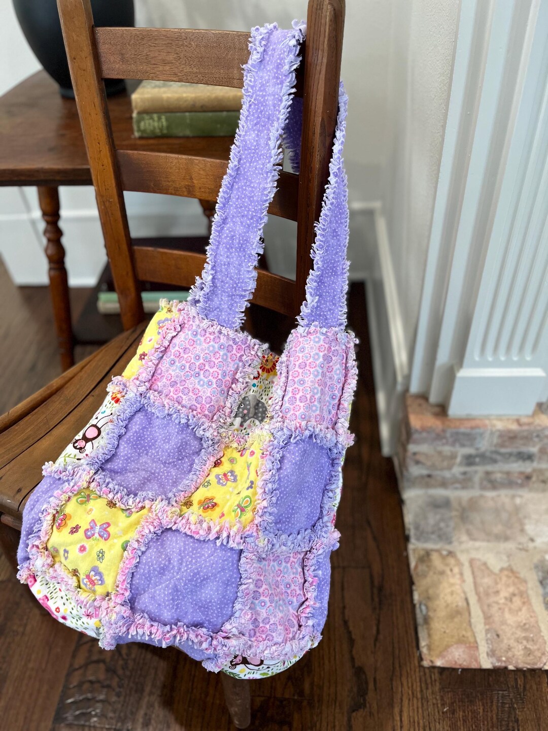 Rag Quilt Baby Tote Bag - Etsy