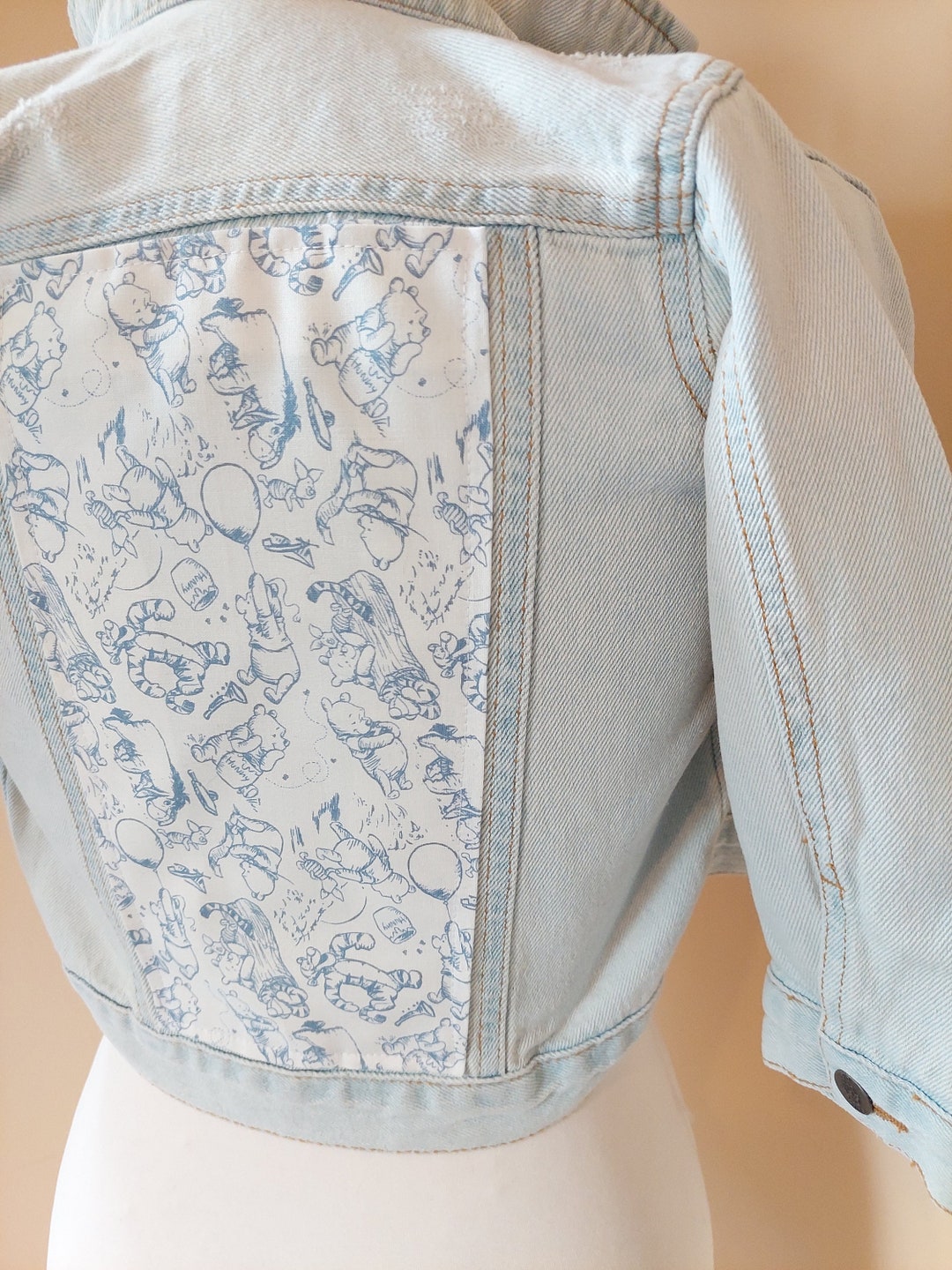 Reworked Disney Winnie the Pooh Children's Denim Character Jacket. - Etsy