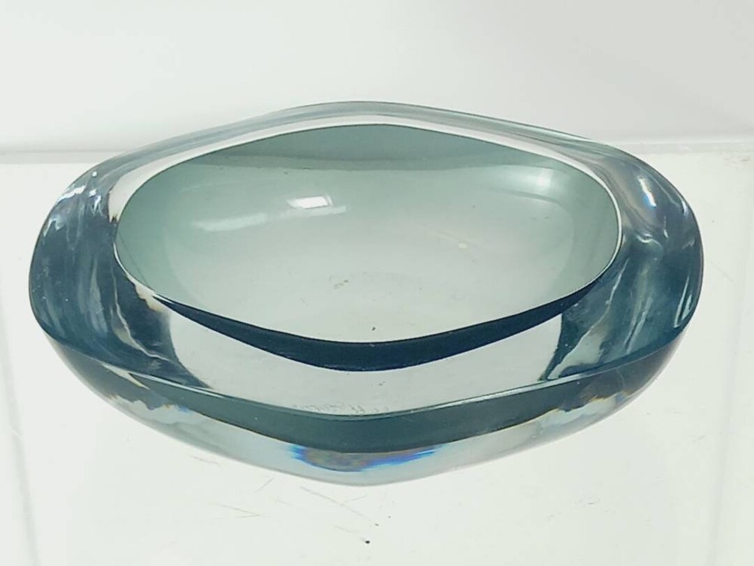 Mid Century 1960s Swedish Stromberg Glass Bowl - Etsy