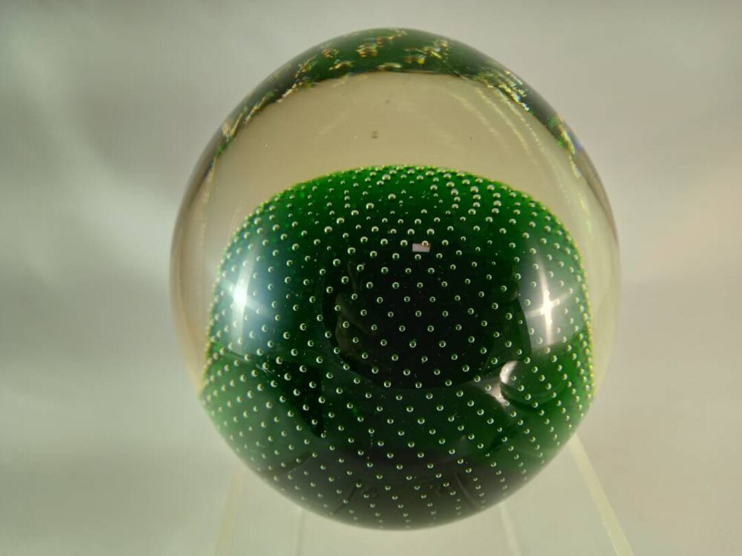 Giant Jaffe Rose Controlled Bubble Paperweight/ Doorstop - Etsy