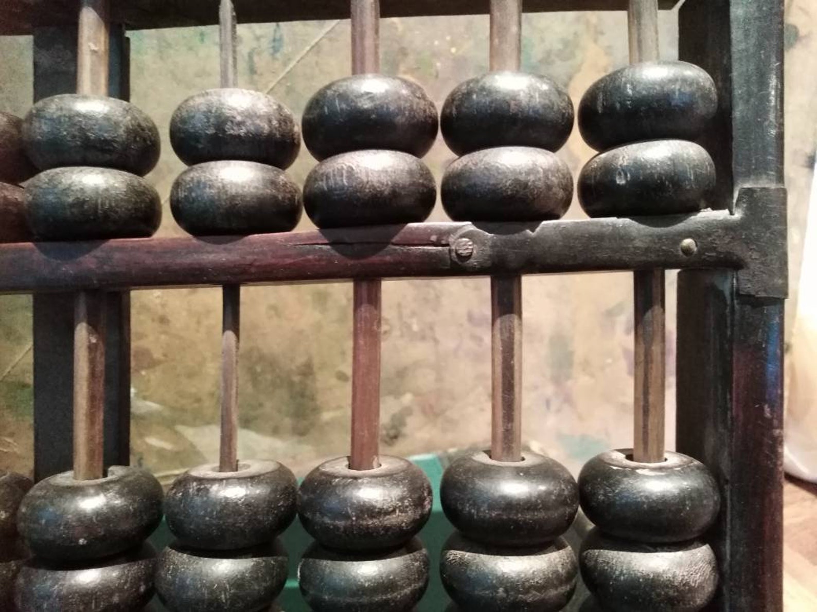 Vintage Chinese Wood and Quill Abacus | Etsy