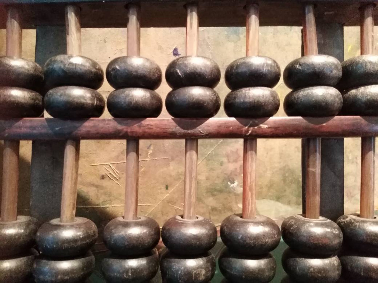 Vintage Chinese Wood and Quill Abacus | Etsy